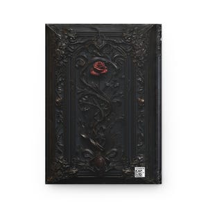 Vintage Gothic Rose Journal - Dark Romantic Notebook for Writing ...