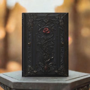 Vintage Gothic Rose Journal - Dark Romantic Notebook for Writing ...