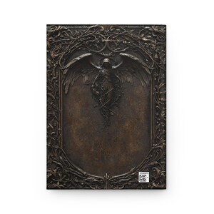 Gothic Angel Hardcover Journal - Intricate Dark Art Notebook for ...
