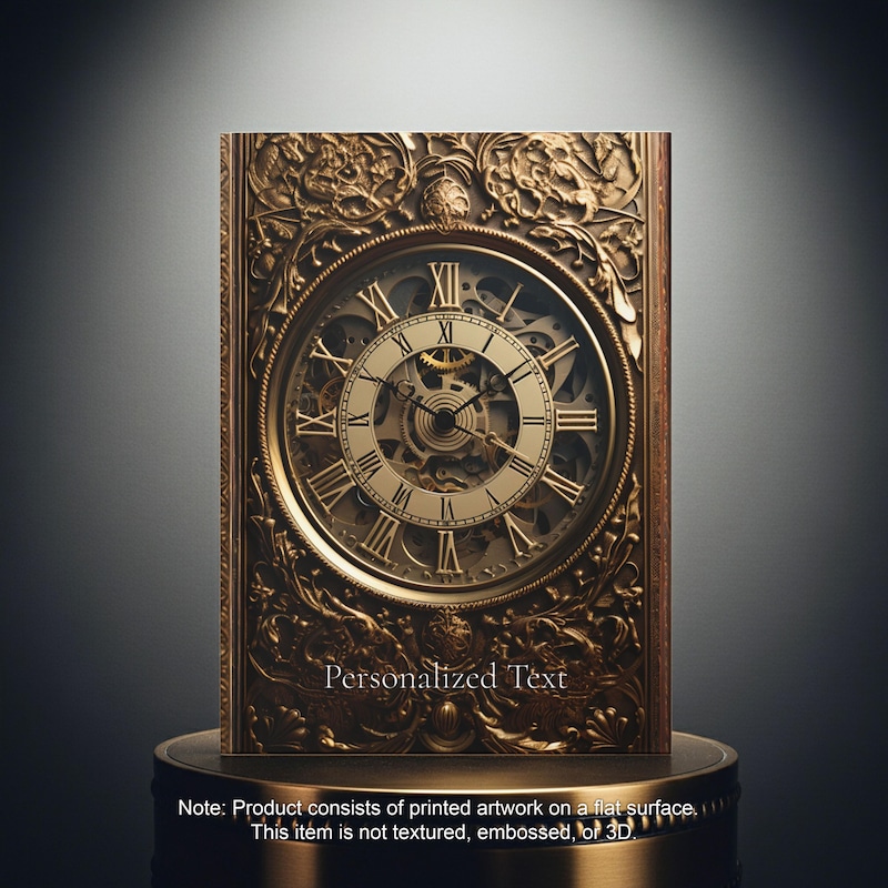 Steampunk Notebook Clock - Etsy