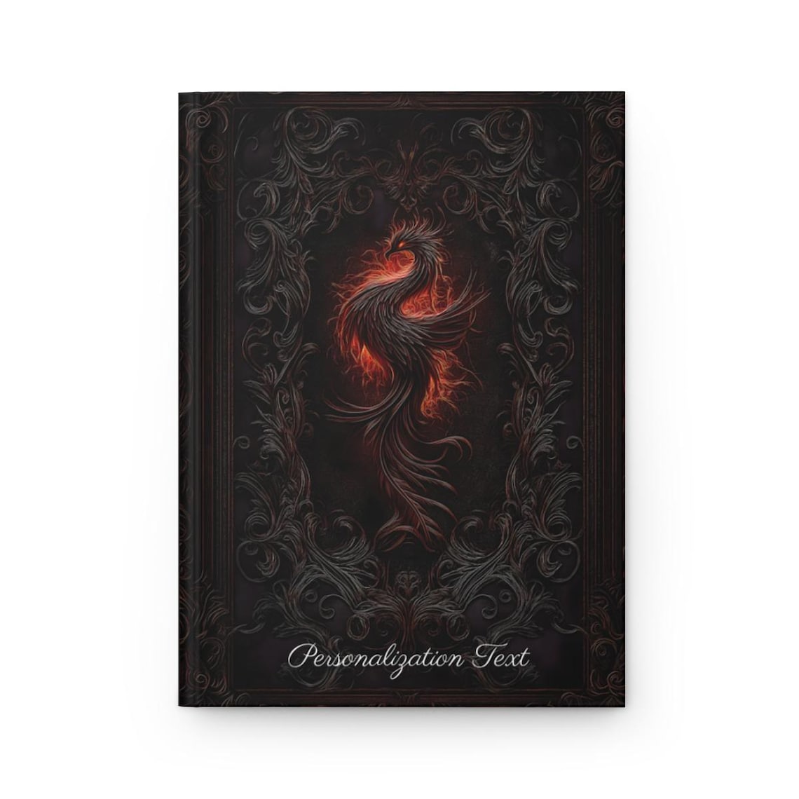 Fiery Phoenix Hardcover Journal - Personalized Notebook - Etsy