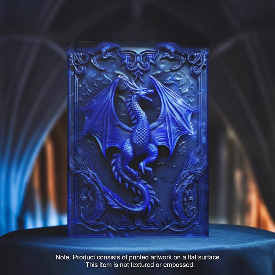 Book of the Blue Dragon Hardcover Notebook – Mystical Journal for ...