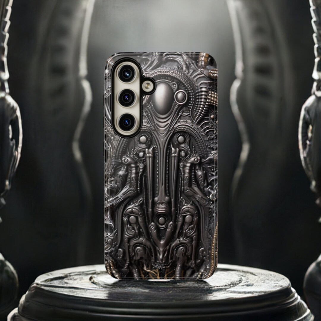 Biomechanical Horror Phone Case Dark Sci-fi Design for Iphone, Samsung ...