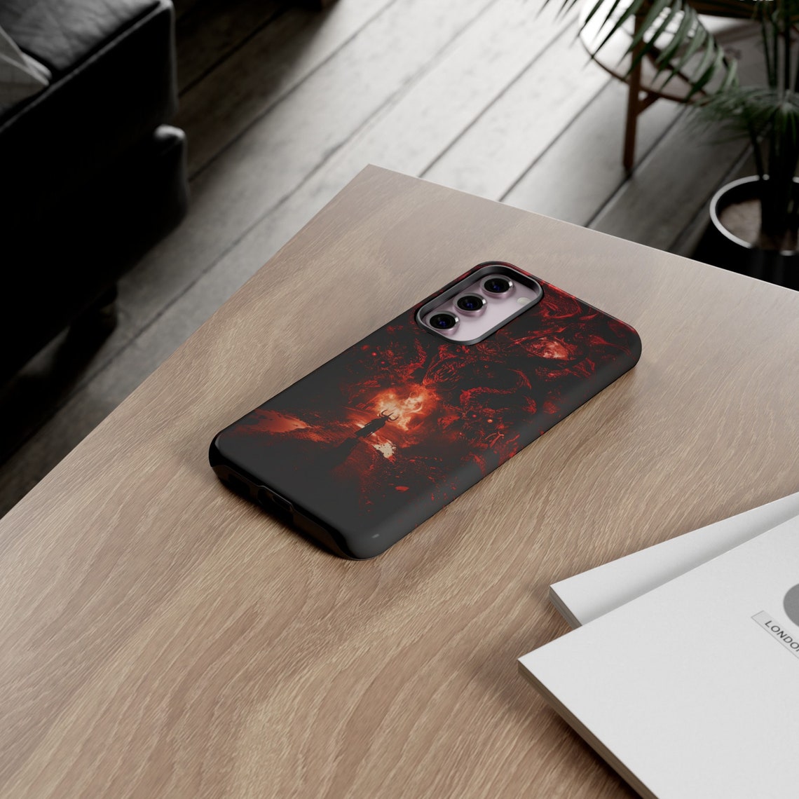 The Road to Hell Phone Case Gothic Demon and Devil Design for Iphone ...