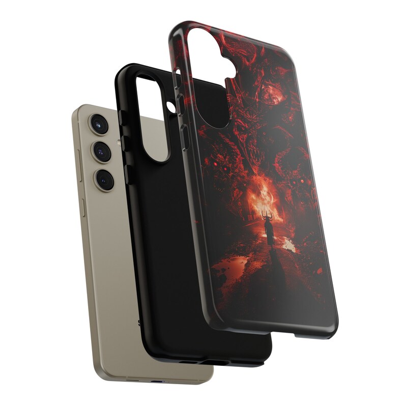 The Road to Hell Phone Case Gothic Demon and Devil Design for Iphone ...