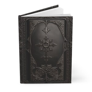 Gothic Cross Hardcover Notebook – Dark Elegant Journal for Writing and ...