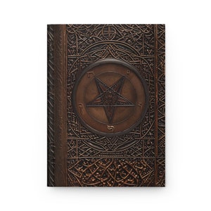 Baphomet Hardcover Notebook – Occult Magick Journal for Spell Book of ...