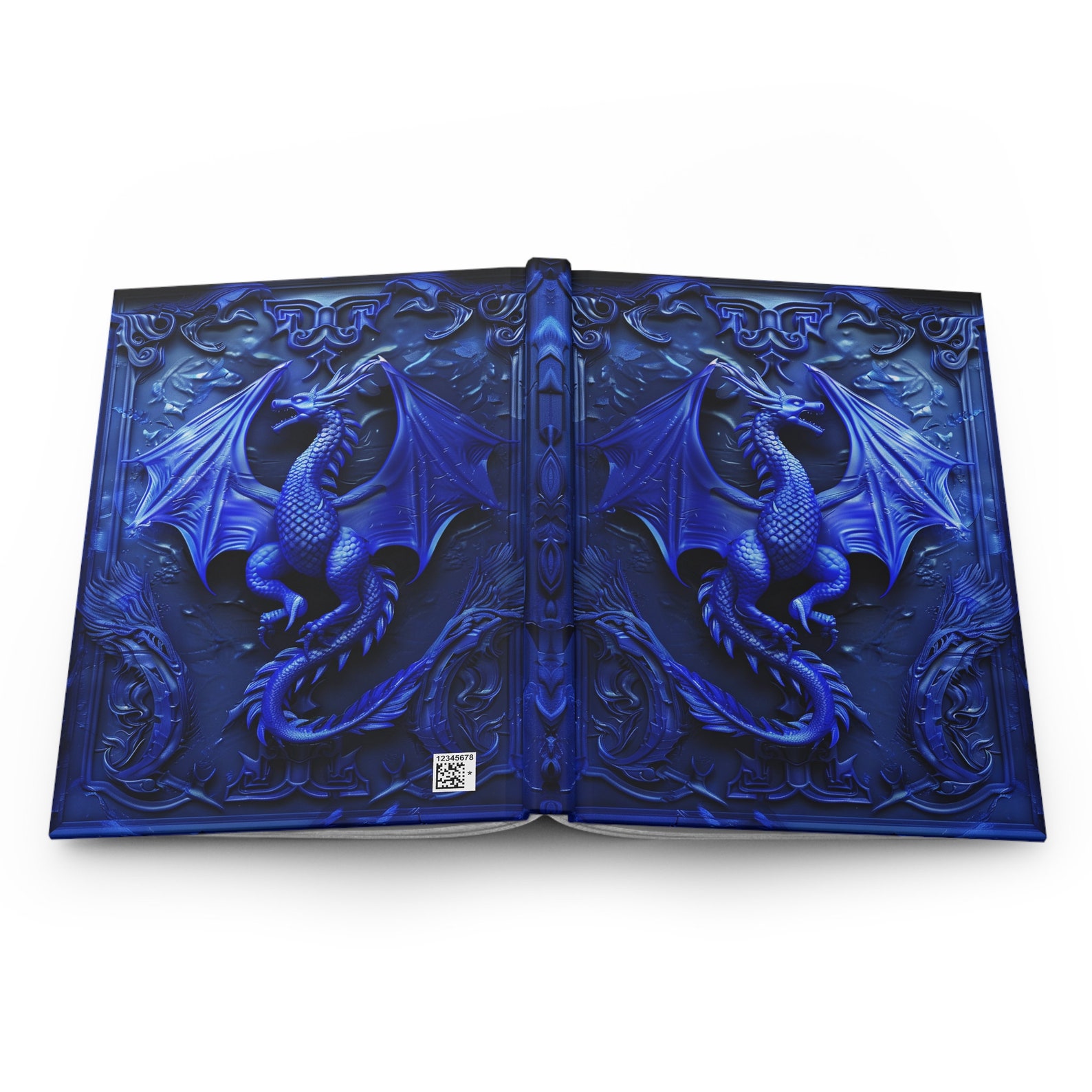 Book of the Blue Dragon Hardcover Notebook – Mystical Journal for ...