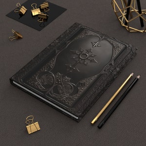 Gothic Cross Hardcover Notebook – Dark Elegant Journal for Writing and ...