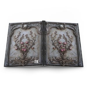 Ornate Floral Hardcover Journal With Vintage Charm - Etsy