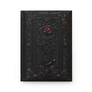 Vintage Gothic Rose Journal - Dark Romantic Notebook for Writing ...