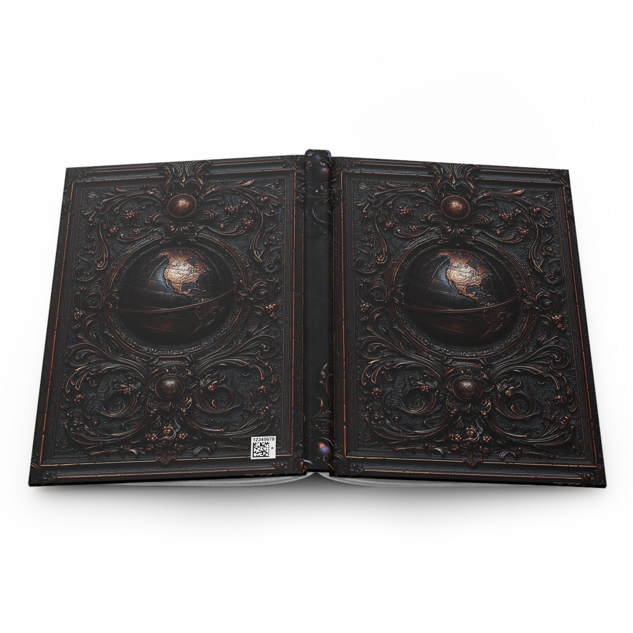 Ornate Gothic Globe Notebook - Vintage-inspired World Map Journal - Etsy