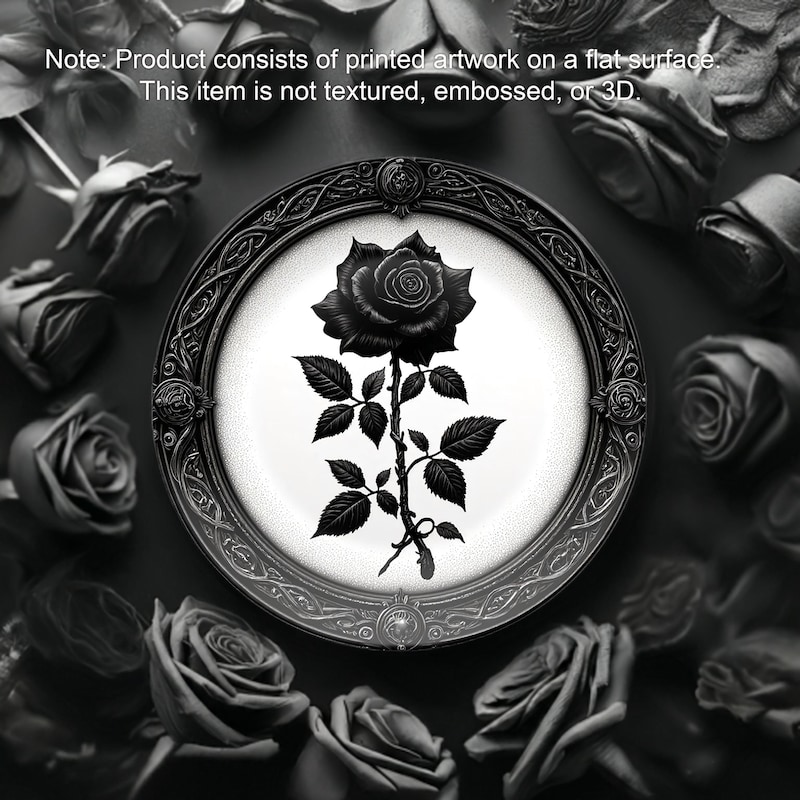 Gothic Rose Dinnerware - Etsy