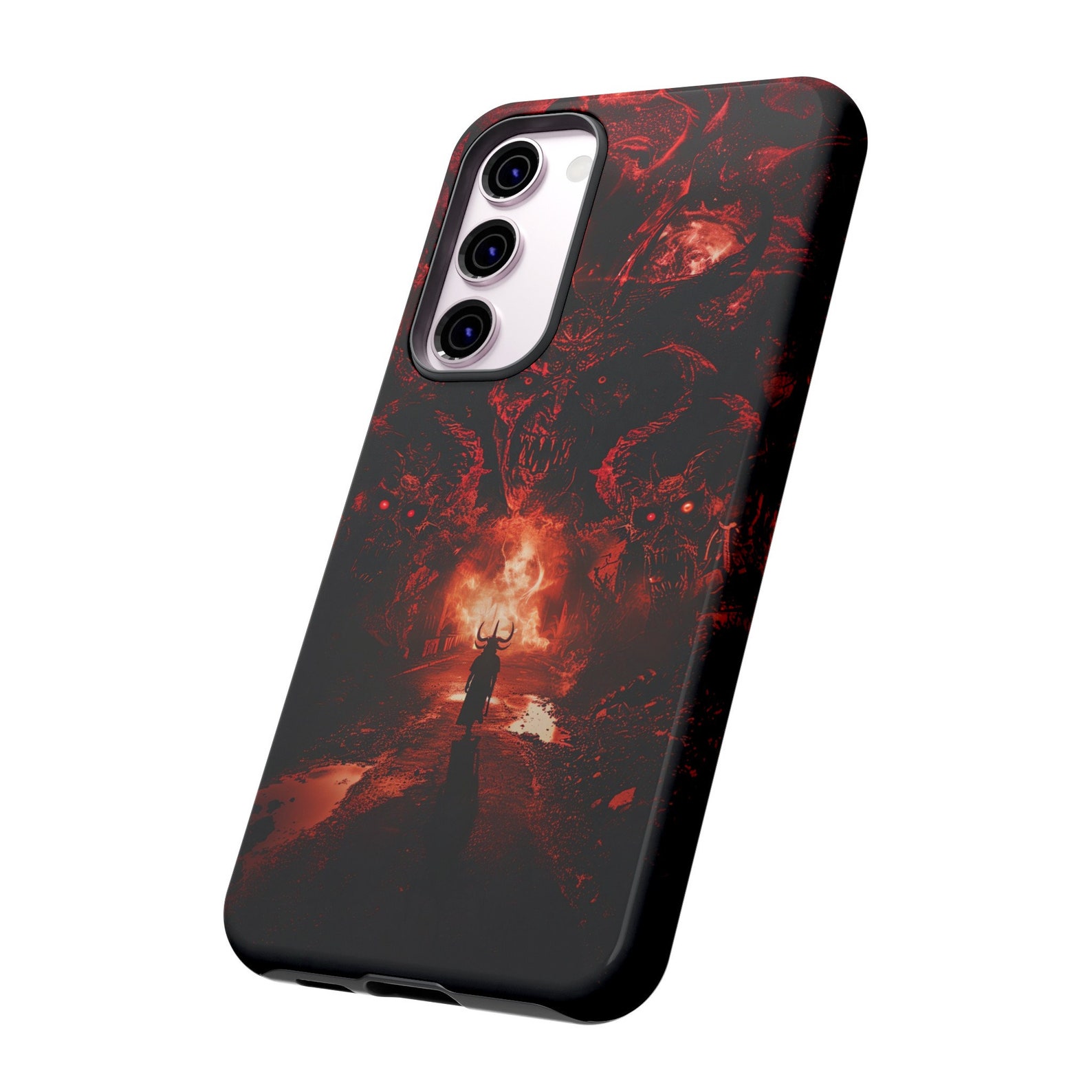 The Road to Hell Phone Case Gothic Demon and Devil Design for Iphone ...