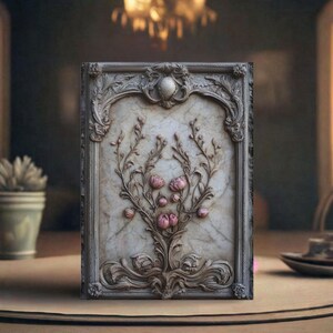 Ornate Floral Hardcover Journal With Vintage Charm - Etsy
