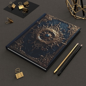 Blue Gothic Hardcover Notebook – Mystical Journal for Witchcraft and ...