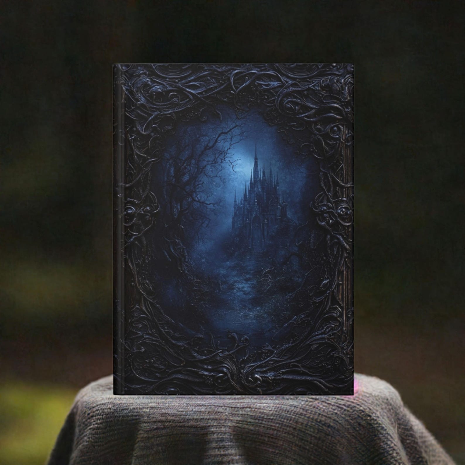 Moonlit Gothic Castle Journal - Elegant Hardcover Diary for Writing - Etsy