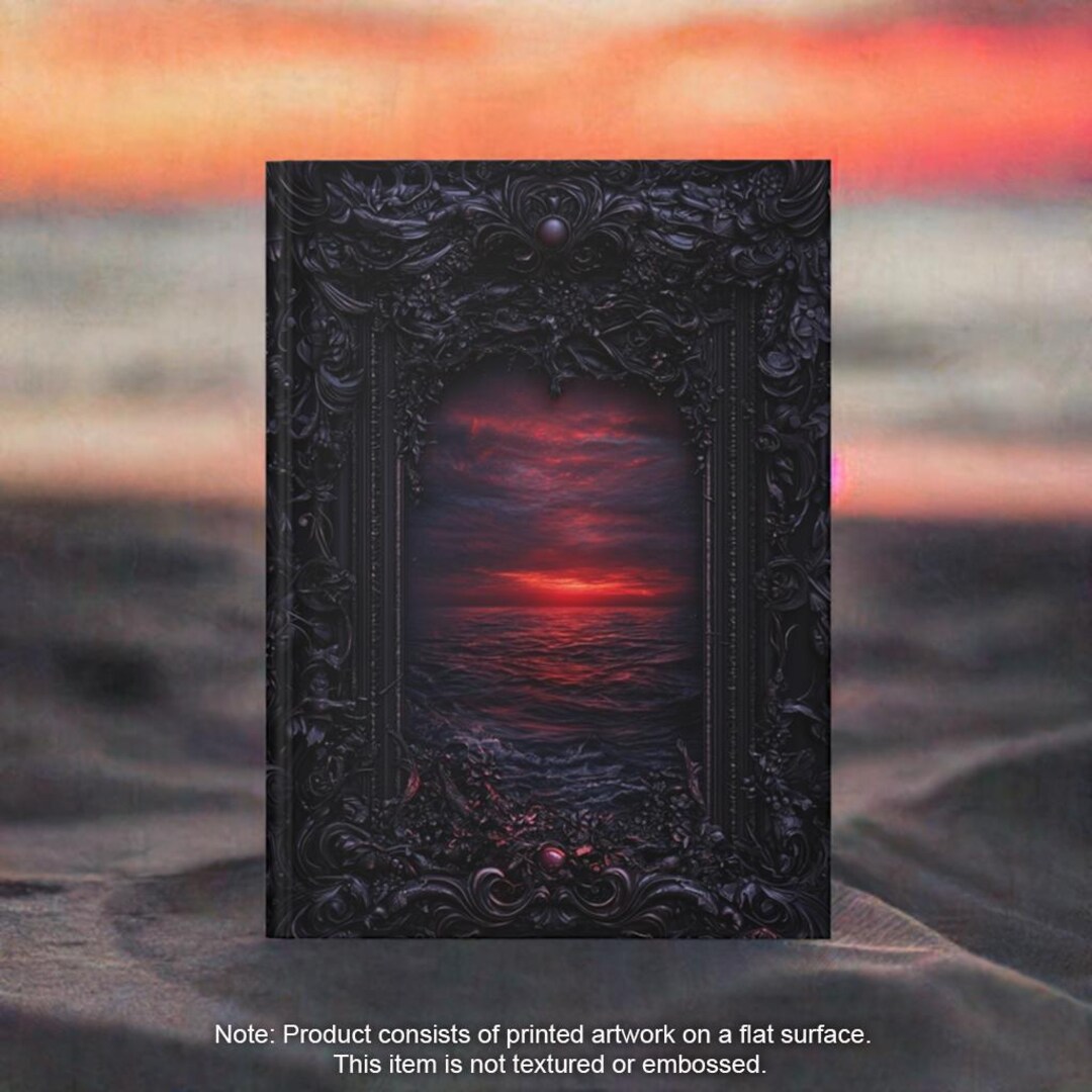 Gothic Sunset Ocean Hardcover Journal - Etsy