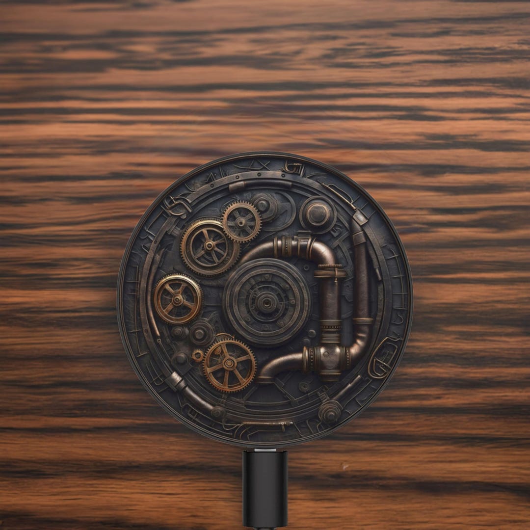 Steampunk Gear Design Wireless Magnetic Induction Phone Charger ...