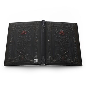 Vintage Gothic Rose Journal - Dark Romantic Notebook for Writing ...