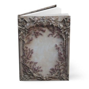 Ornate Floral Frame Journal - Antique-inspired Hardcover Notebook - Etsy