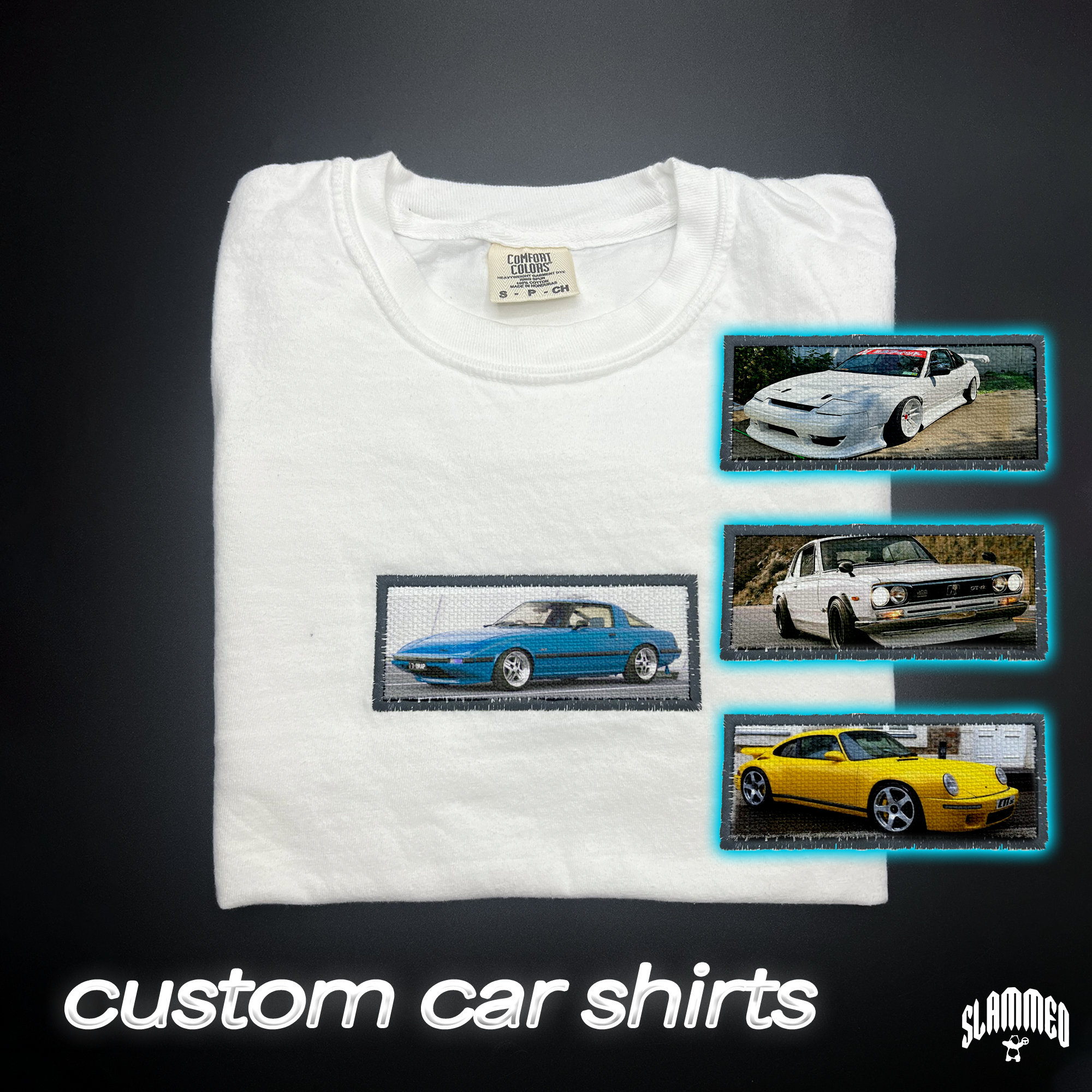 Custom Car Shirt, Custom Embroidery, Personalized Gift for Him Her, Car ...