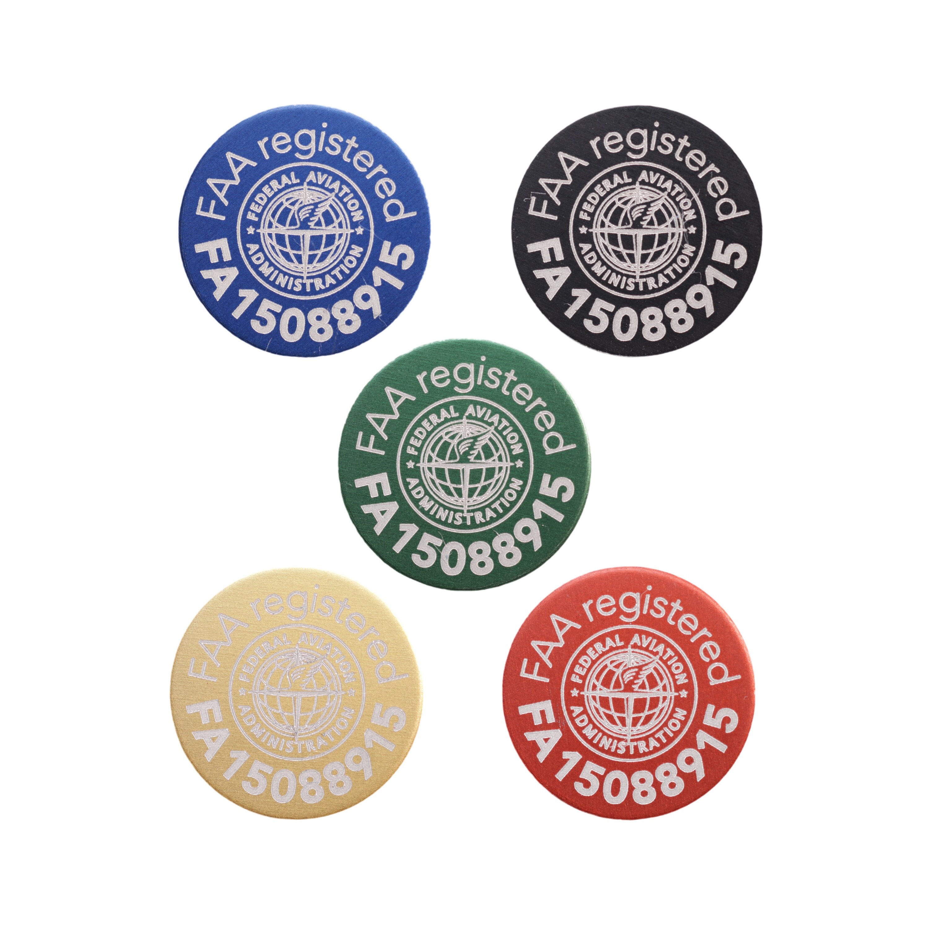 FAA Registration Plate for Drones, for American FA Registration Number ...