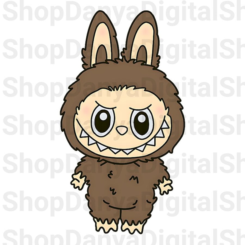 Labubu Papercraft - Etsy