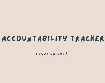 24-hour Accountability Tracker Sheet - Etsy