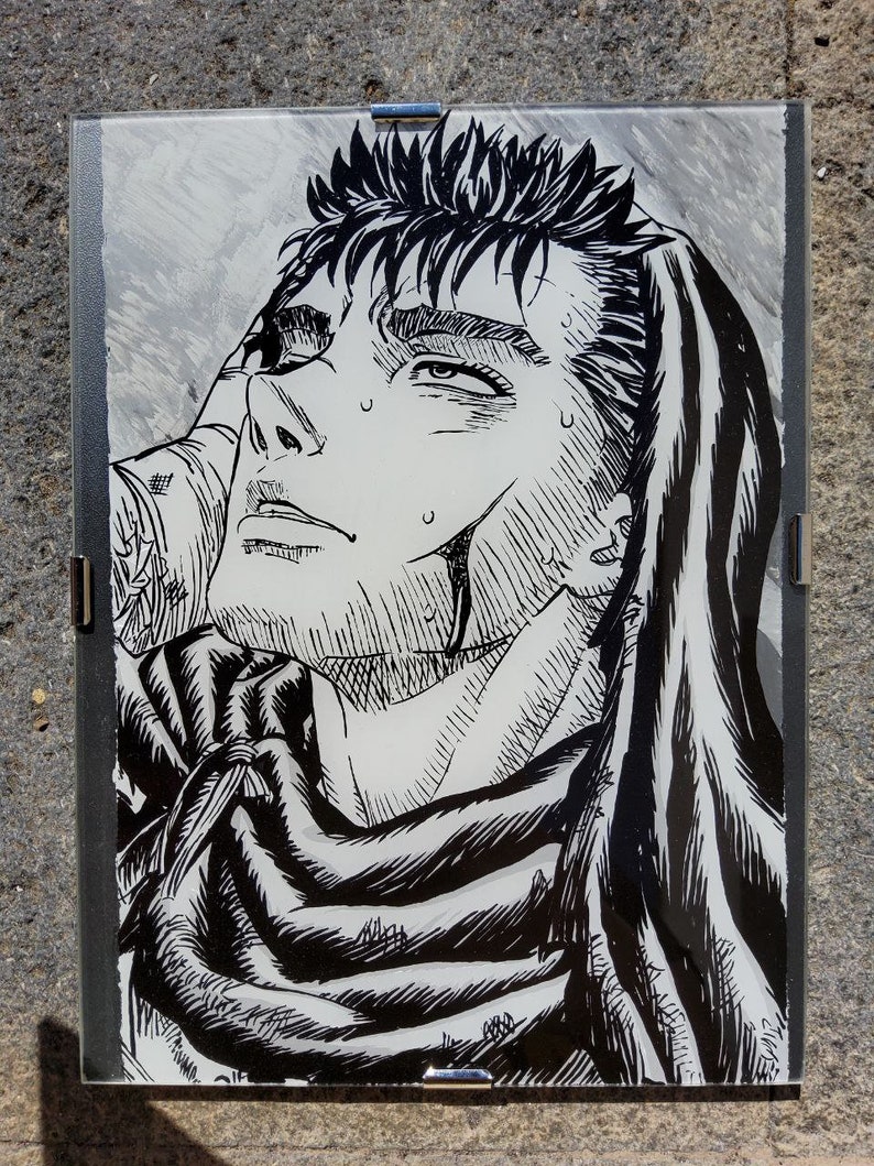 Guts & Griffith Glassart 15x20 - Etsy