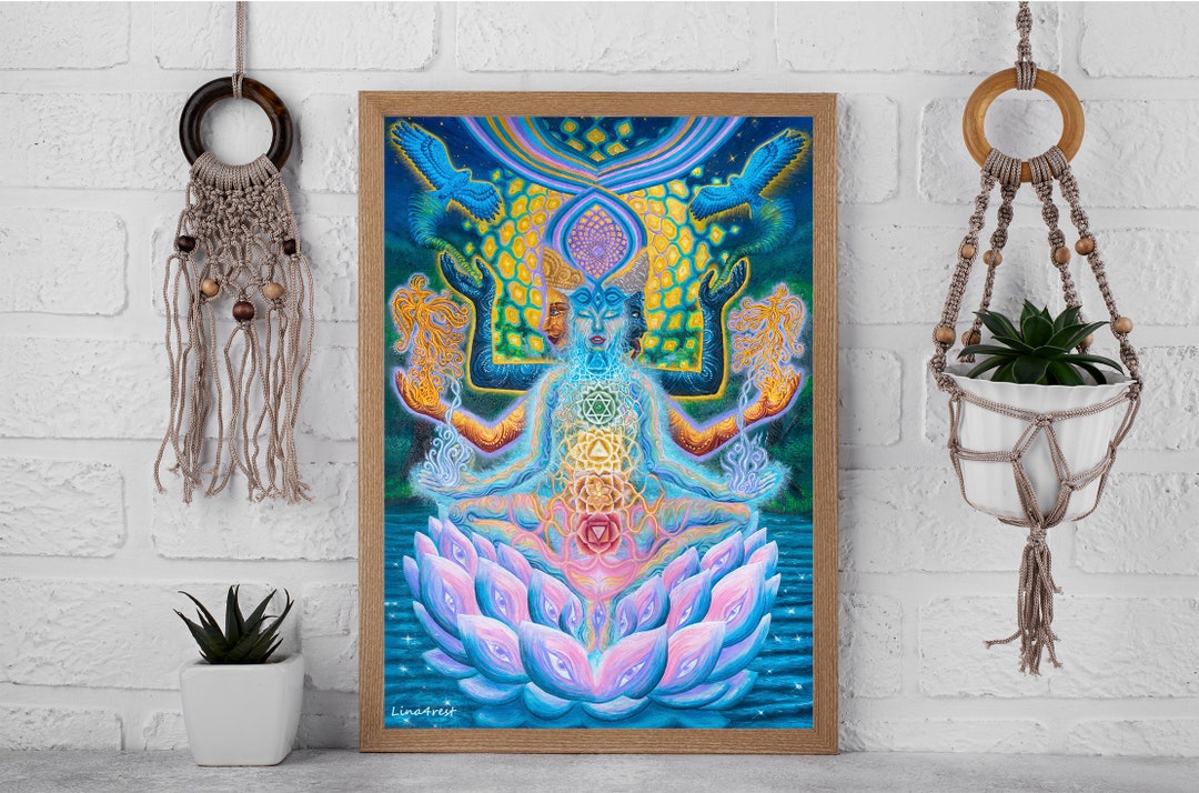 Alignment Authentic Visionary Artwork, Open Heart Medicine, Five ...