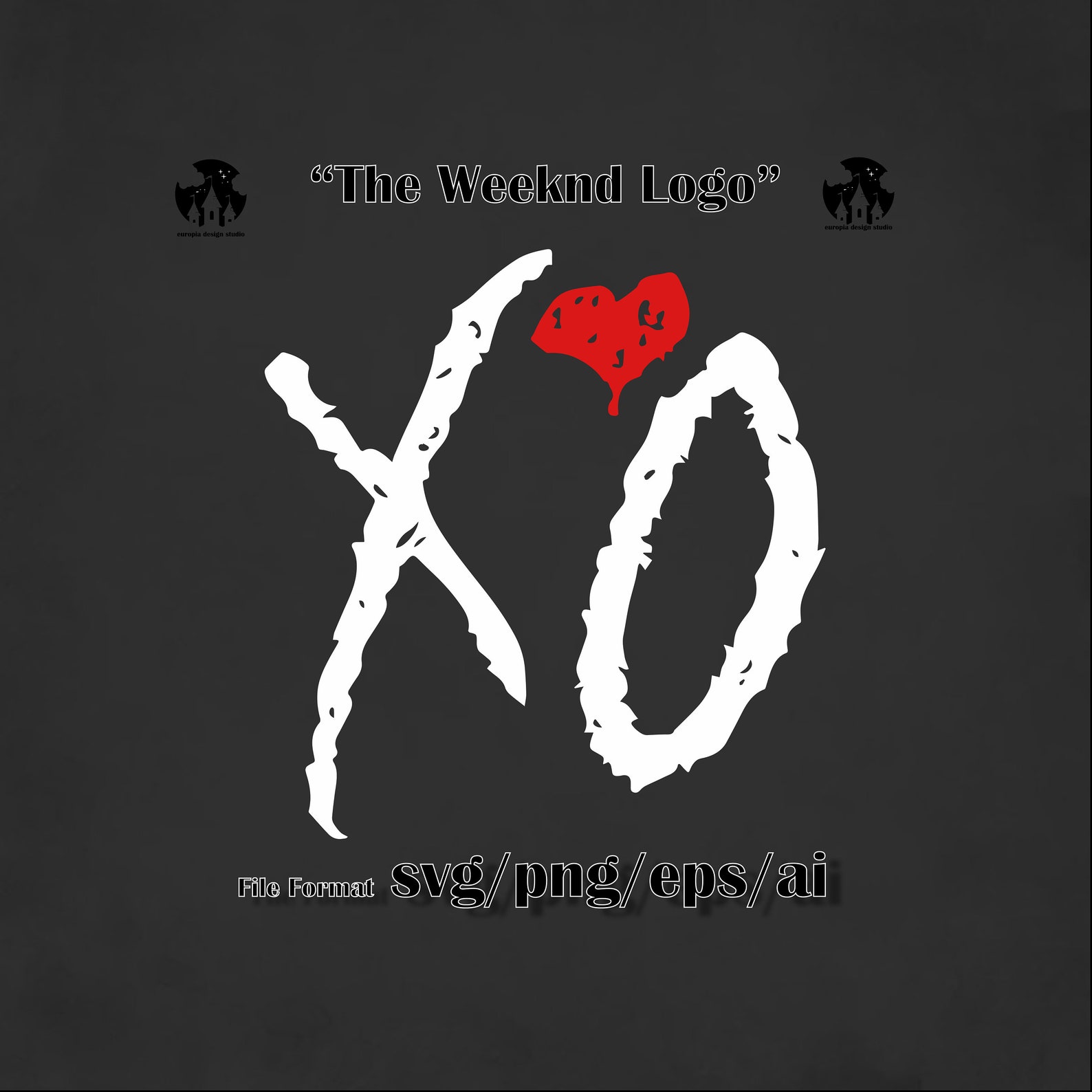 The Weeknd Logo Svg, Png, Eps, Ai. - Etsy