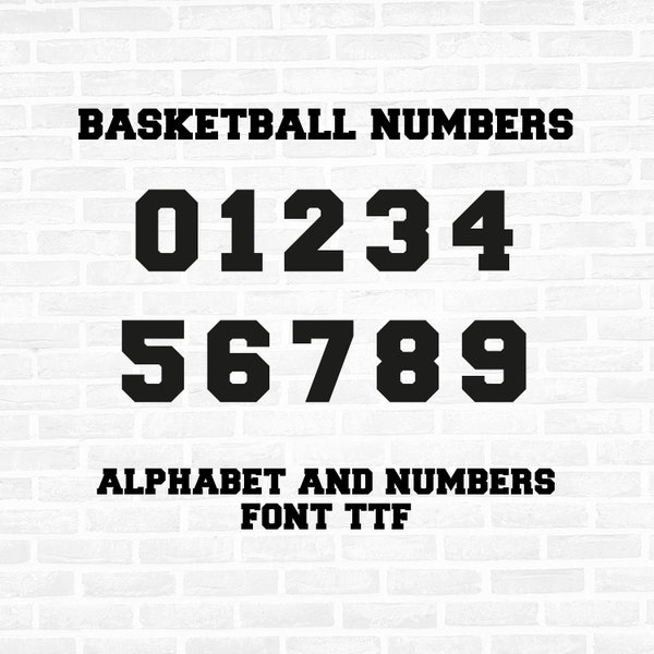 Basketball Font - Etsy