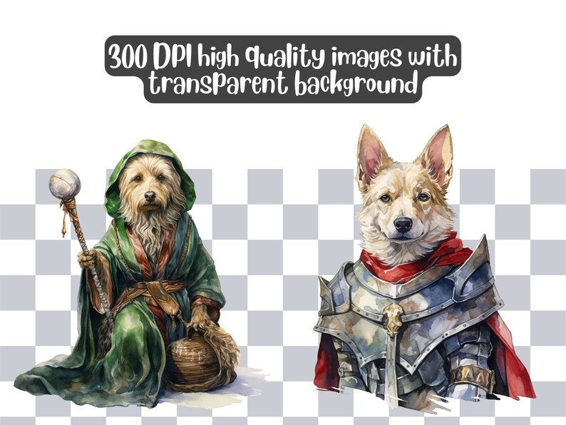Medieval Dogs | Dnd Dogs | Dungeons and Dragons - Etsy