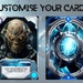 TCG Scifi Card Template | TCG Game | PNG Files | Digital Product - Etsy