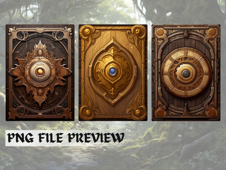 TCG Fantasy Card Template 2 | TCG Game | PNG Files | Digital Product - Etsy