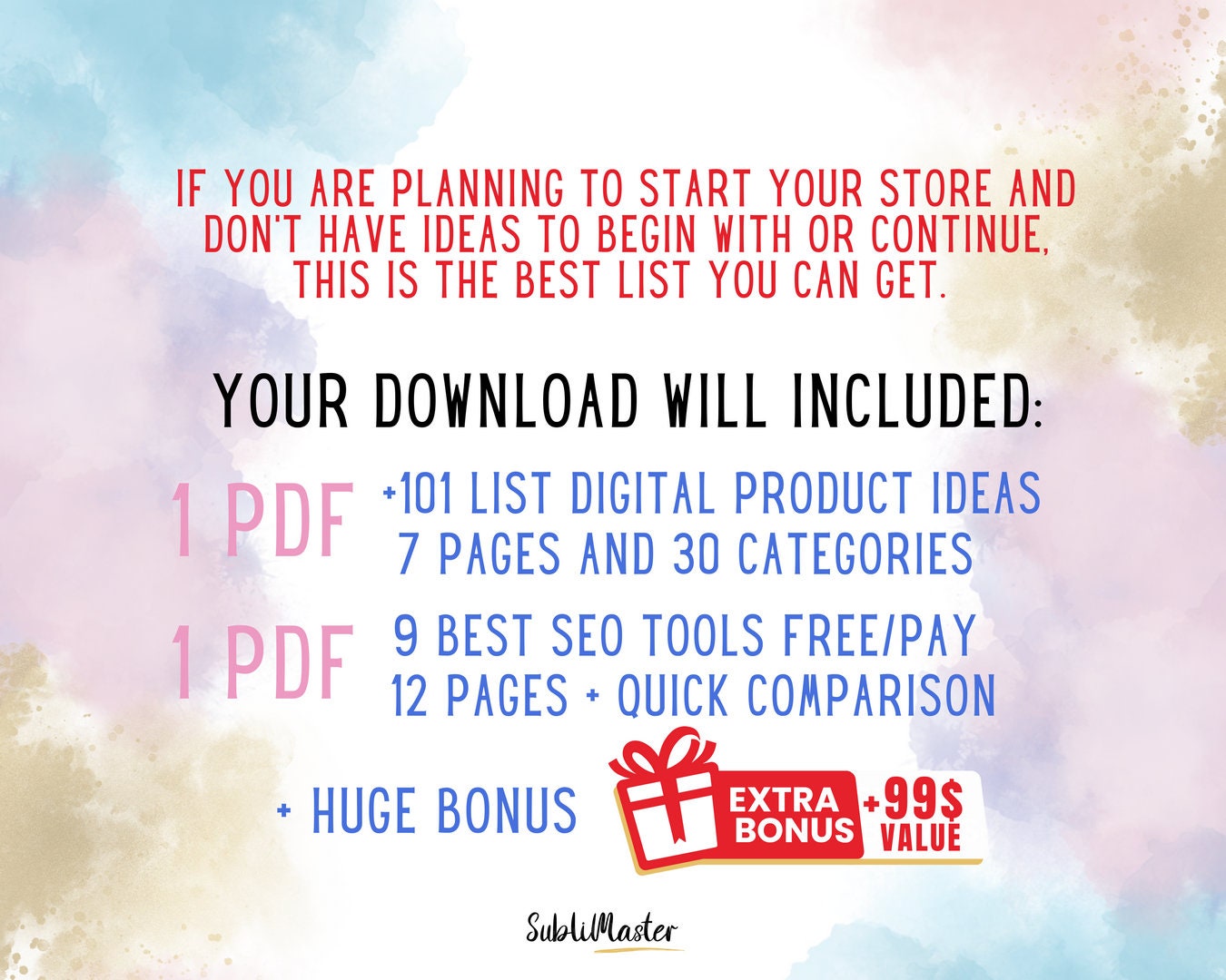 101 Digital Product Ideas to Sell on Etsy PDF, 9 Best Seo Tools, What ...