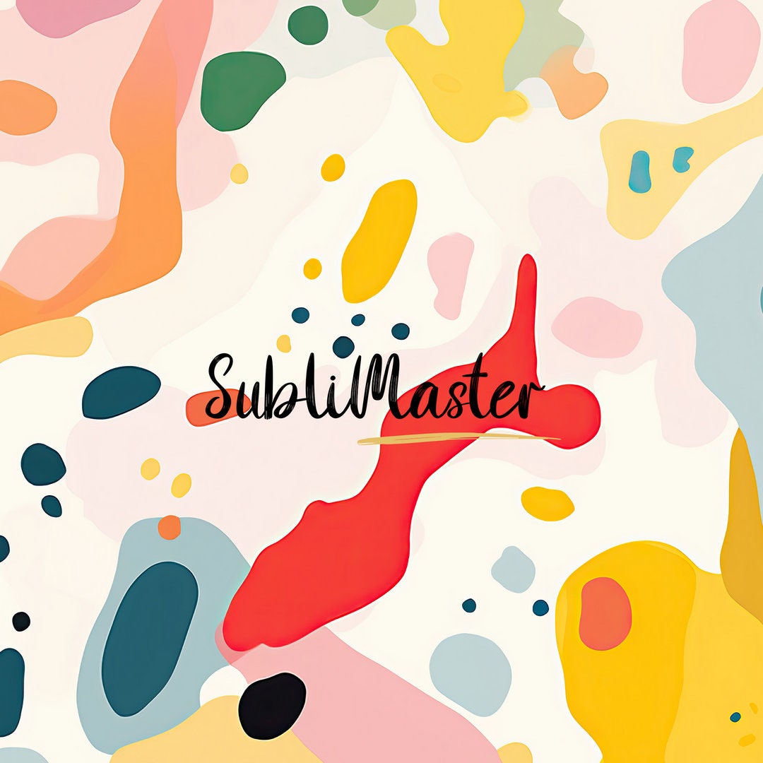 PRINTABLE Mid Century Modern Prints, Colorful Abstract Shapes Geometric ...
