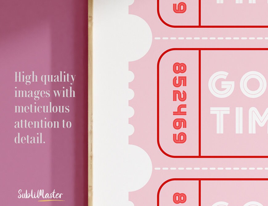 Printable Good Times Ticket Pink, Preppy Trendy Girly Room Wall Art ...