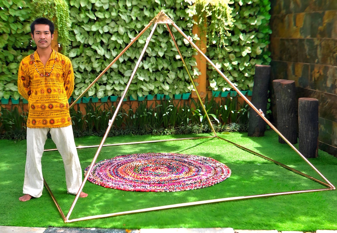 1 Inch Pipe NEW Deluxe Copper Heavy Duty Giza 7 Feet Meditation Pyramid ...