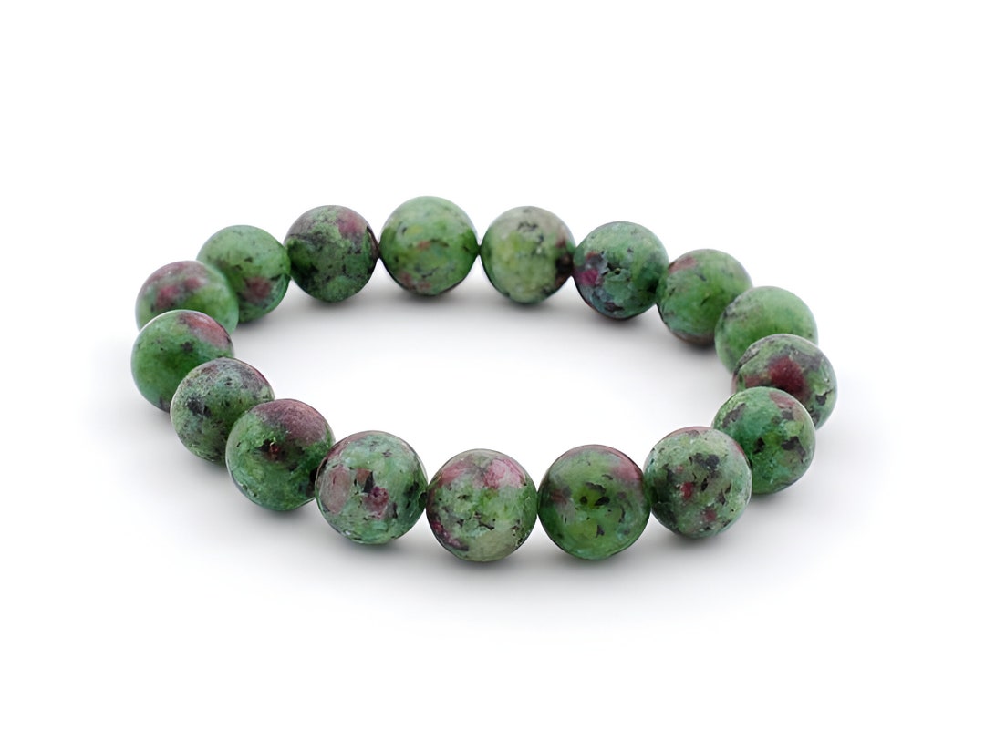 Ruby Zoisite Bracelet - Etsy