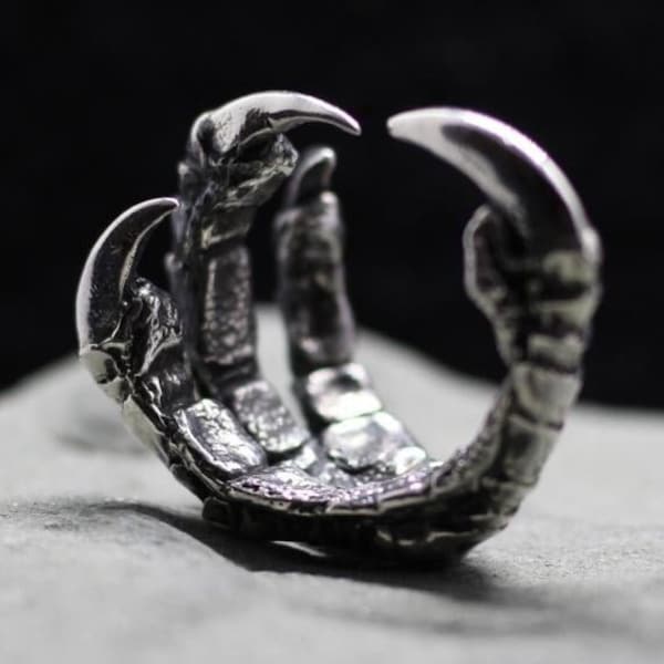 Mens Crow Claw Ring - Etsy