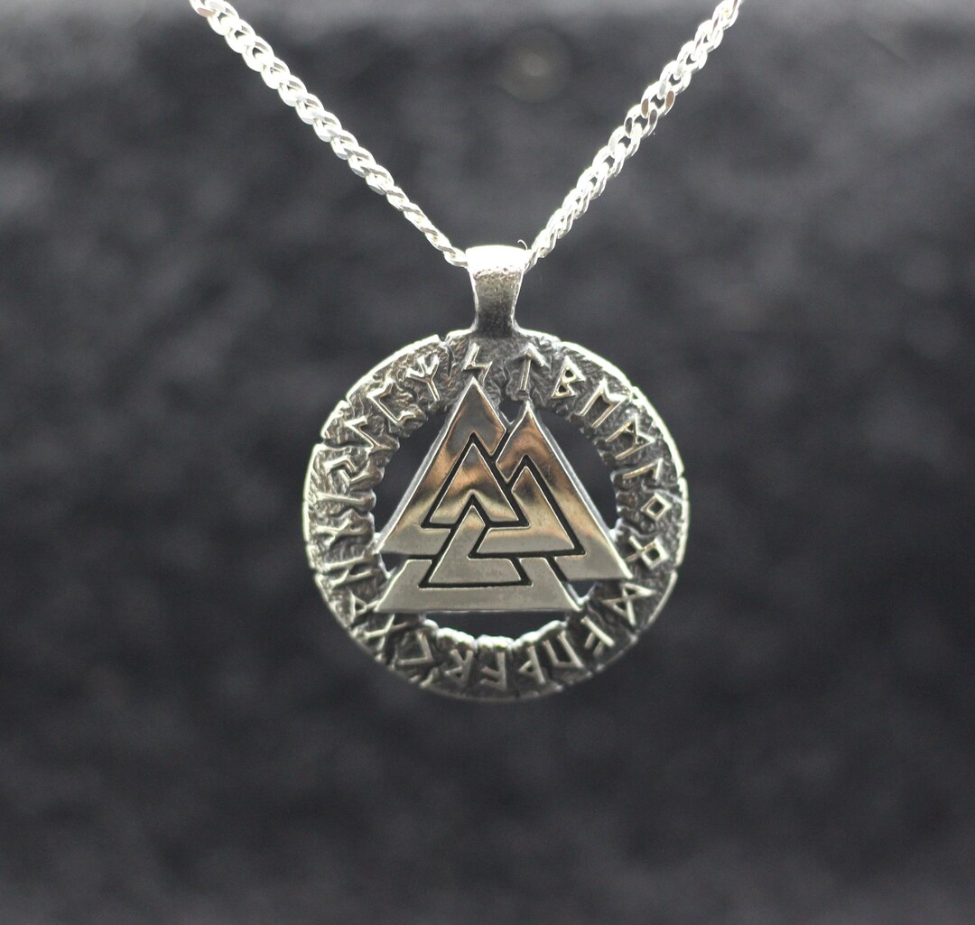 Valknut Pendant Walknut Viking Scandinavian Pagan Jewelry Pendant ...