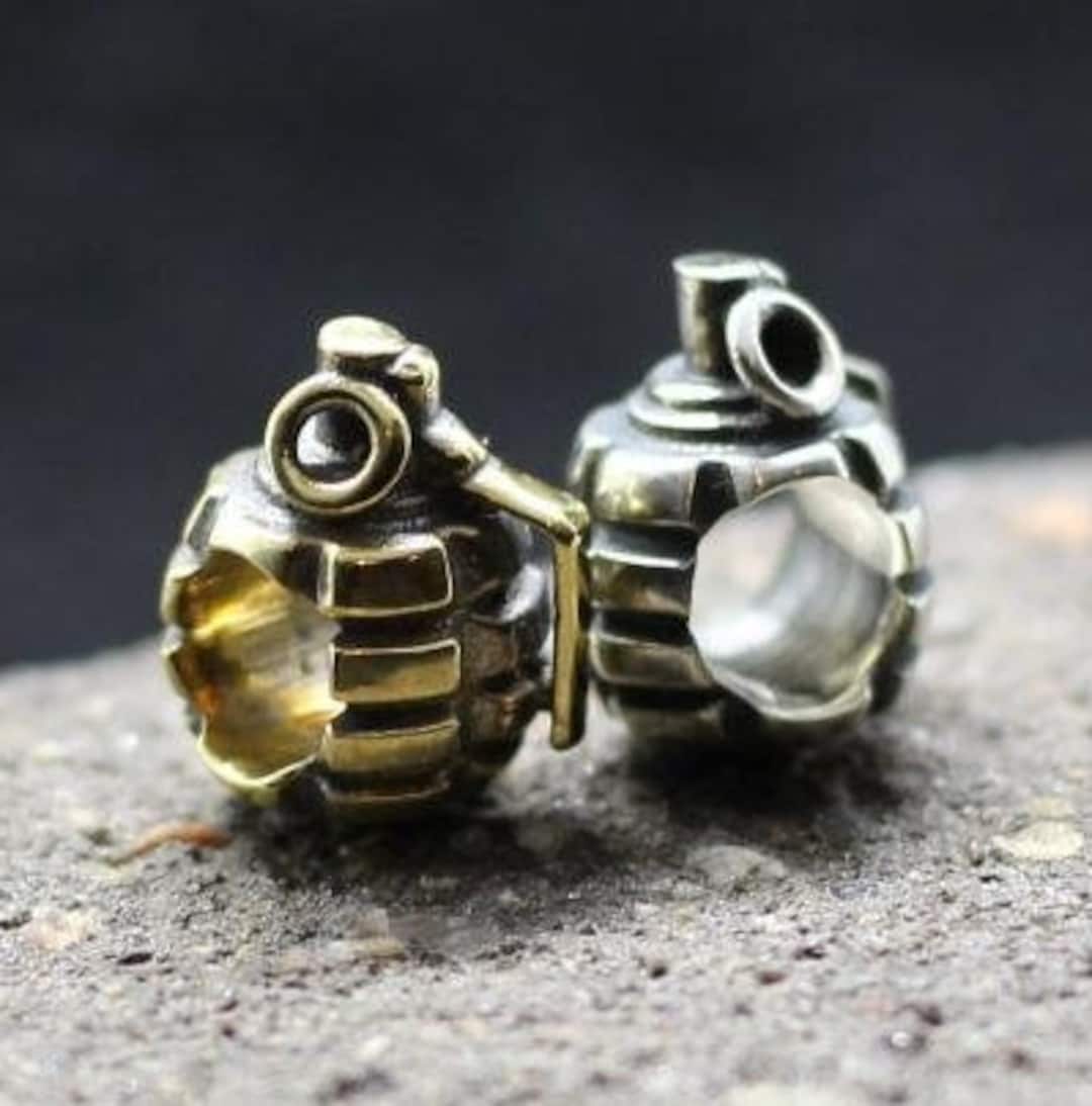 Pineapple Pine Hand-grenade Jewelry Charm. Silver Grenade. Grenade ...