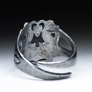 Two Ethnic Tribal Wolves Ring. Medieval Style Byzantium Ancient East ...
