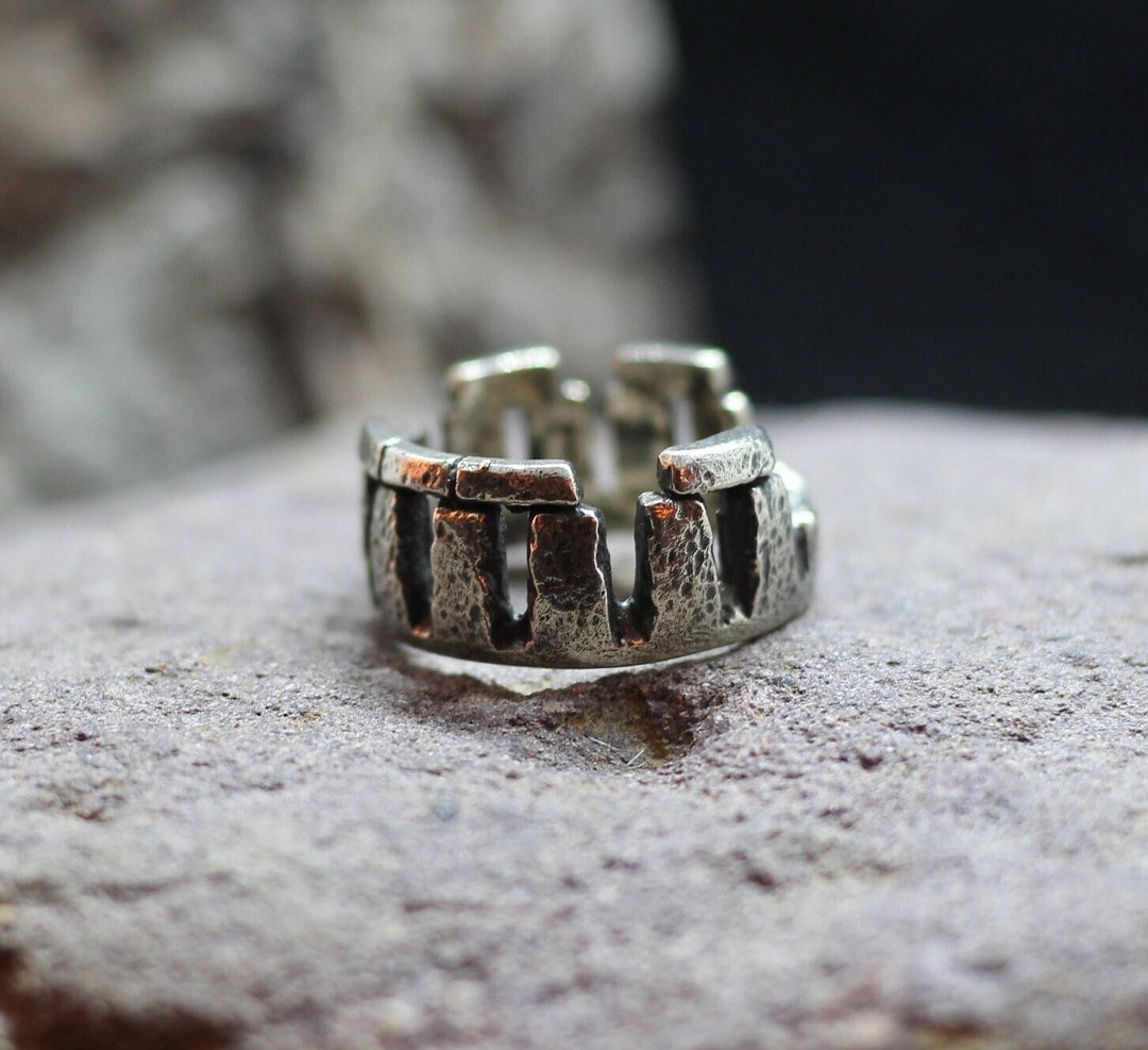 Neolithic Stonehenge Miniature Jewelry Ring. Druid Observatory. Ancient ...