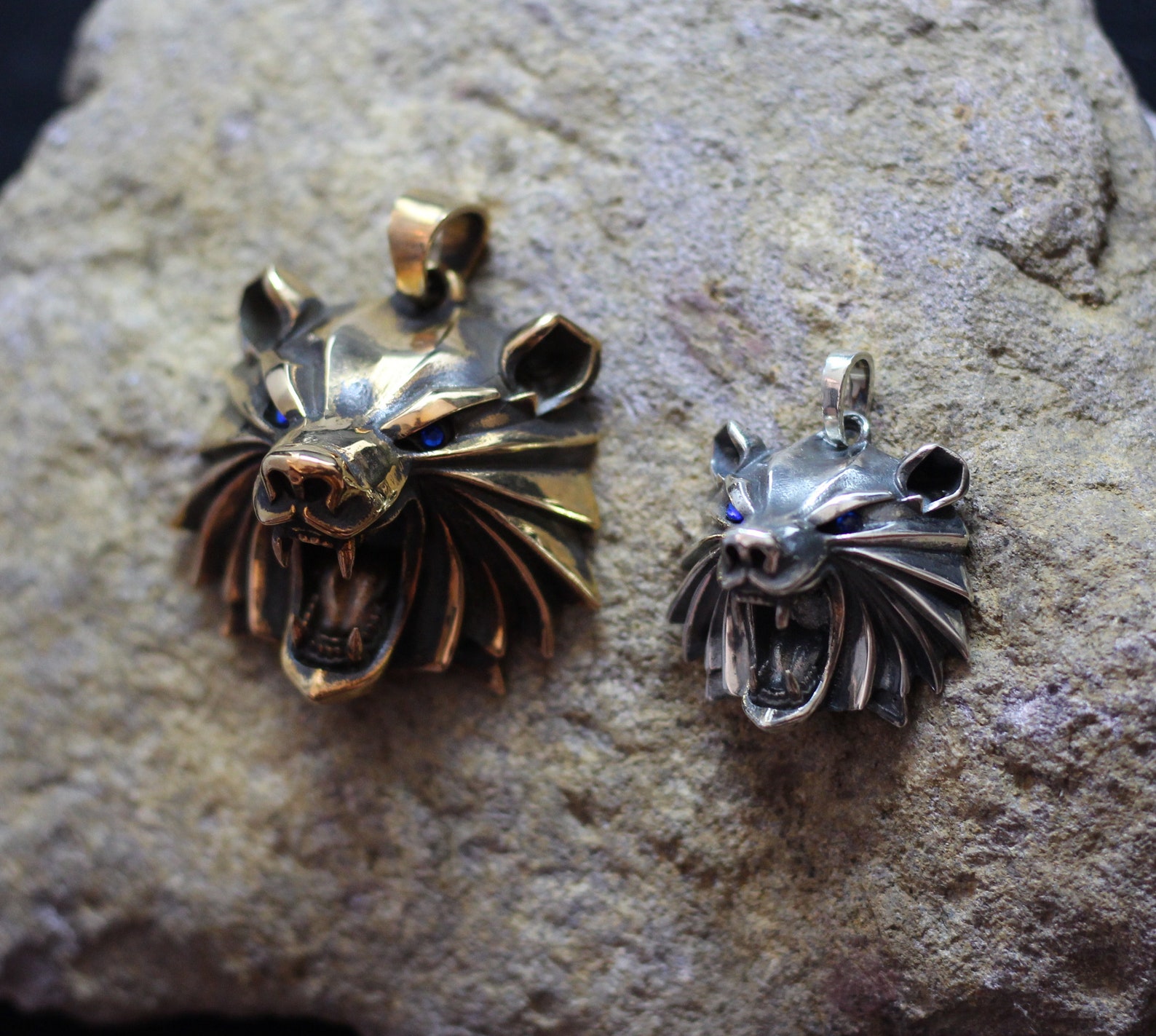 Bear Medallion School of Cosplay Jewelry Pendant. White Wolf Magic ...