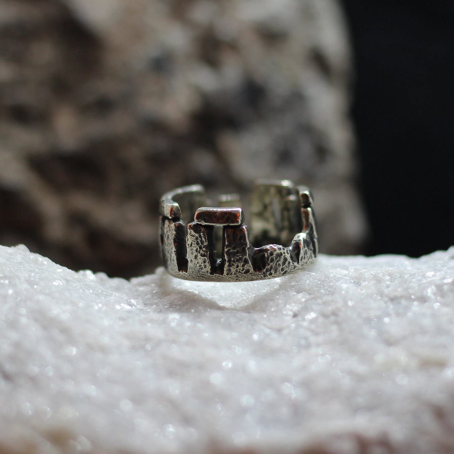 Neolithic Stonehenge Miniature Jewelry Ring. Druid - Etsy