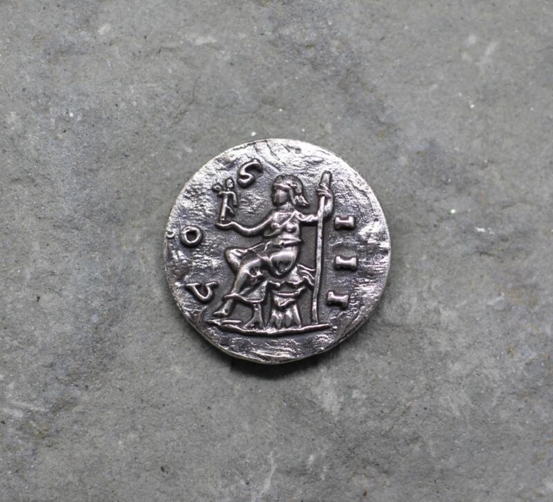 Marcus Aurelius Denarius Replica Coin. Roman Empire Coin. Stoicism ...