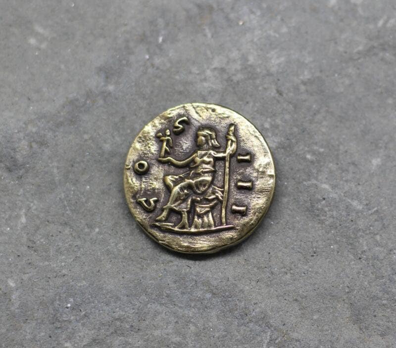 Marcus Aurelius Denarius Replica Coin. Roman Empire Coin. Stoicism ...